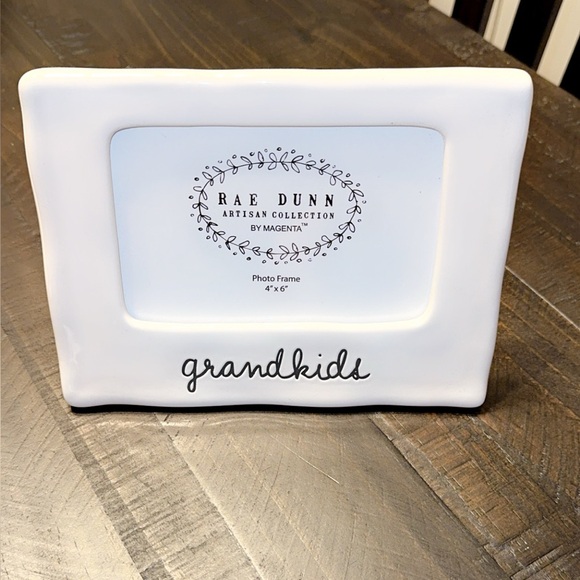 Rae Dunn | Accents | Rae Dunn Htf White Ceramic 4x6 Tabletop Photo ...